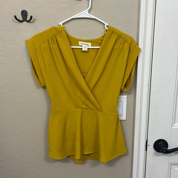 Monteau | Tops | Monteau Blouse | Poshmark